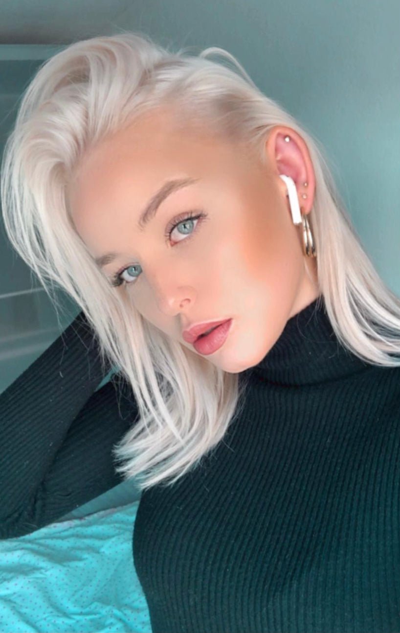 Platinblonde Haare - Strähnen selber färben - DIY Paket – BLONDIYS
